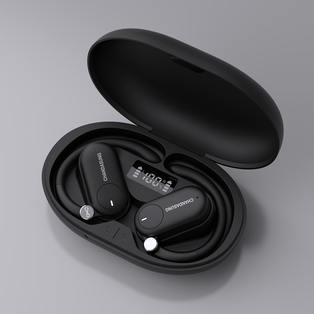 Open Ear Headphones, Ipx5 Bluetooth 5.3 Earbuds With 600mah Charging ...