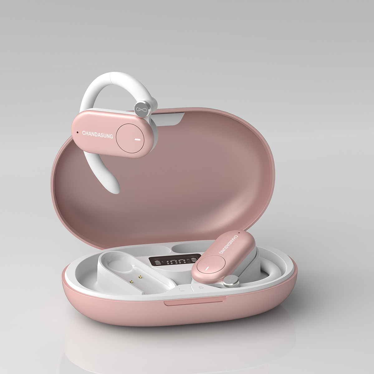 Open Ear Headphones, Ipx5 Bluetooth 5.3 Earbuds With 600mah Charging ...