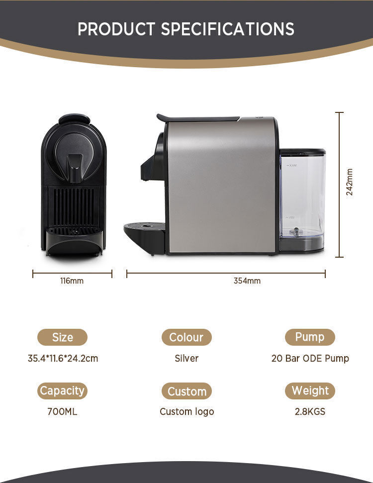 Buy Wholesale China 1400w Espresso 700ml Coffee Capsule Machine ...
