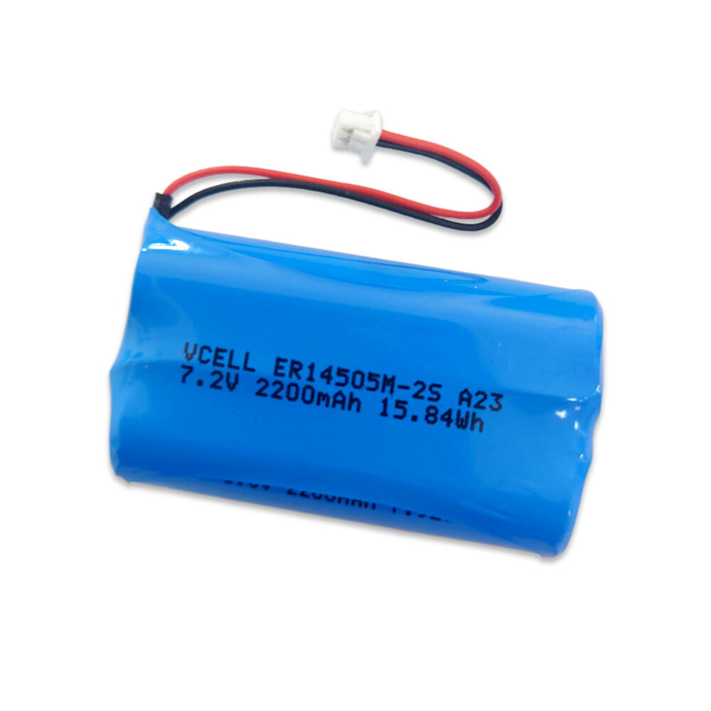 Buy Wholesale China Vcell Er14505m 2s1p 7.4v 2200mah Li-socl2 Lithium ...
