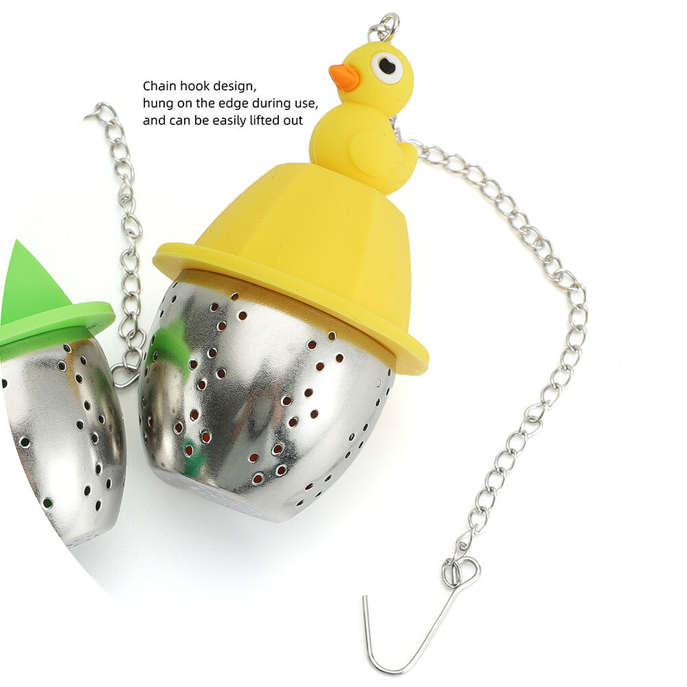 Buy Wholesale China Cartoon Shape Silicone Stainless Steel Tea Filter ...