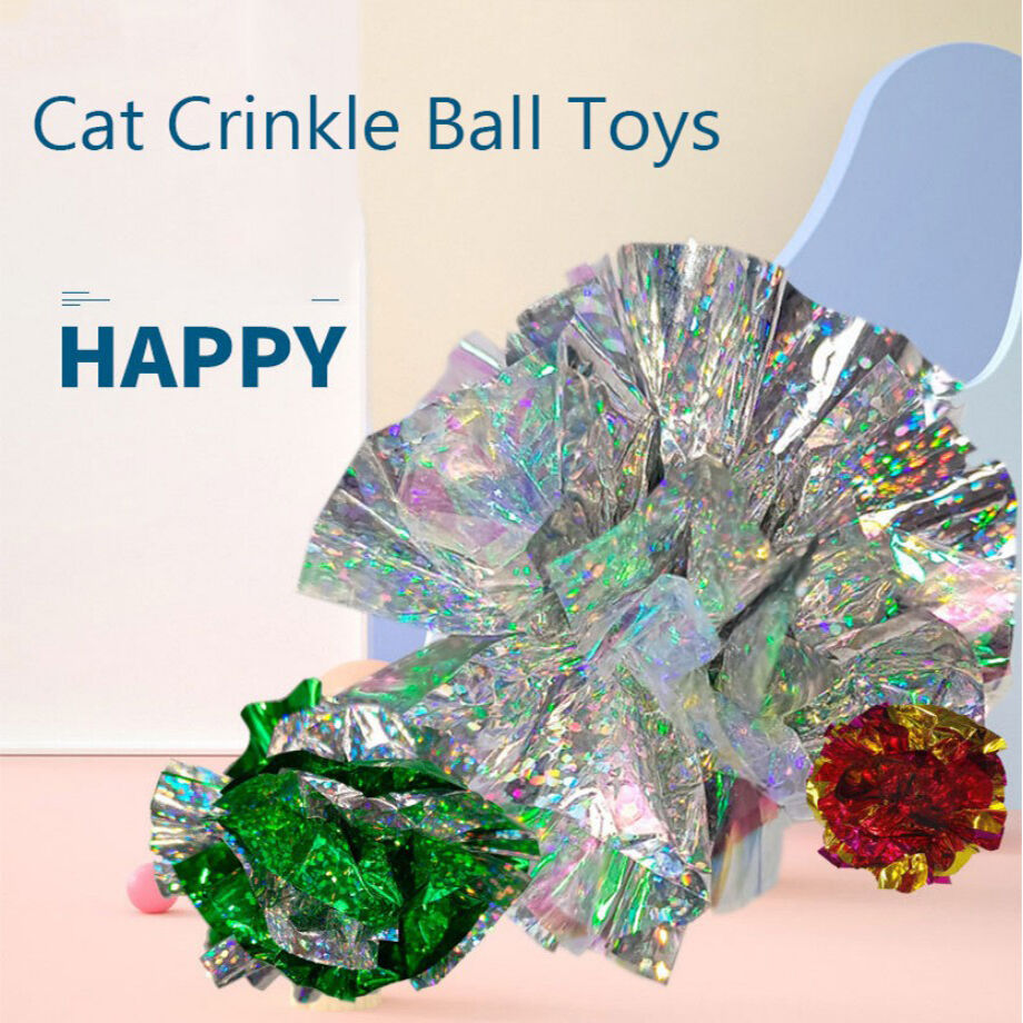 Bulk Buy China Wholesale Wholesale 5cm Colorful Mylar Crinkle Balls ...