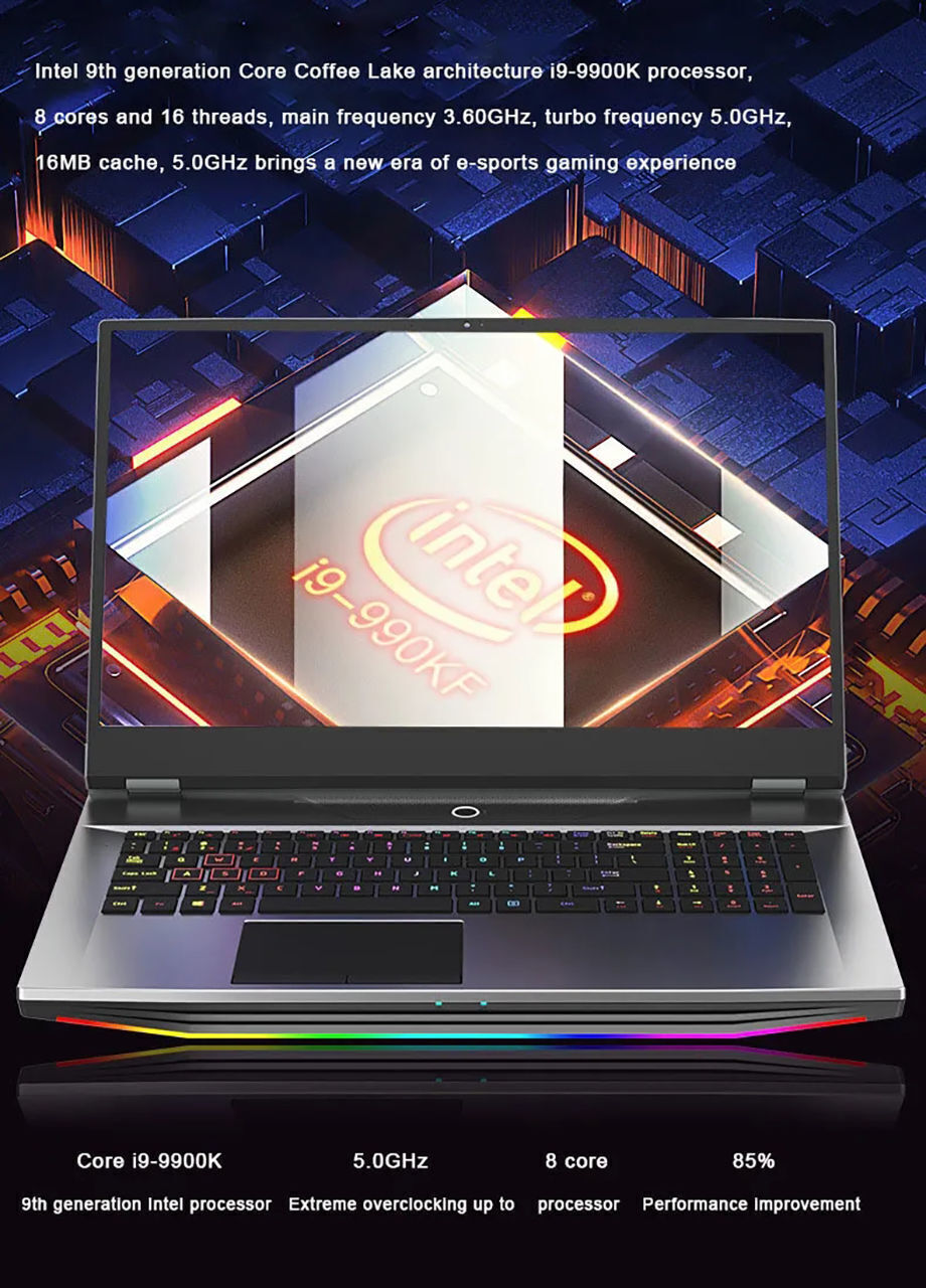 Buy Wholesale China High Speed 17.3inch Intel Core I9 Gaming Laptop ...