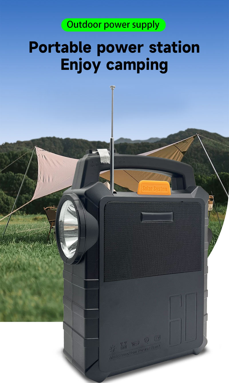 Buy Wholesale China Outdoor Portable Waterproof Led Lighting Solar System Black Color Full Set ...