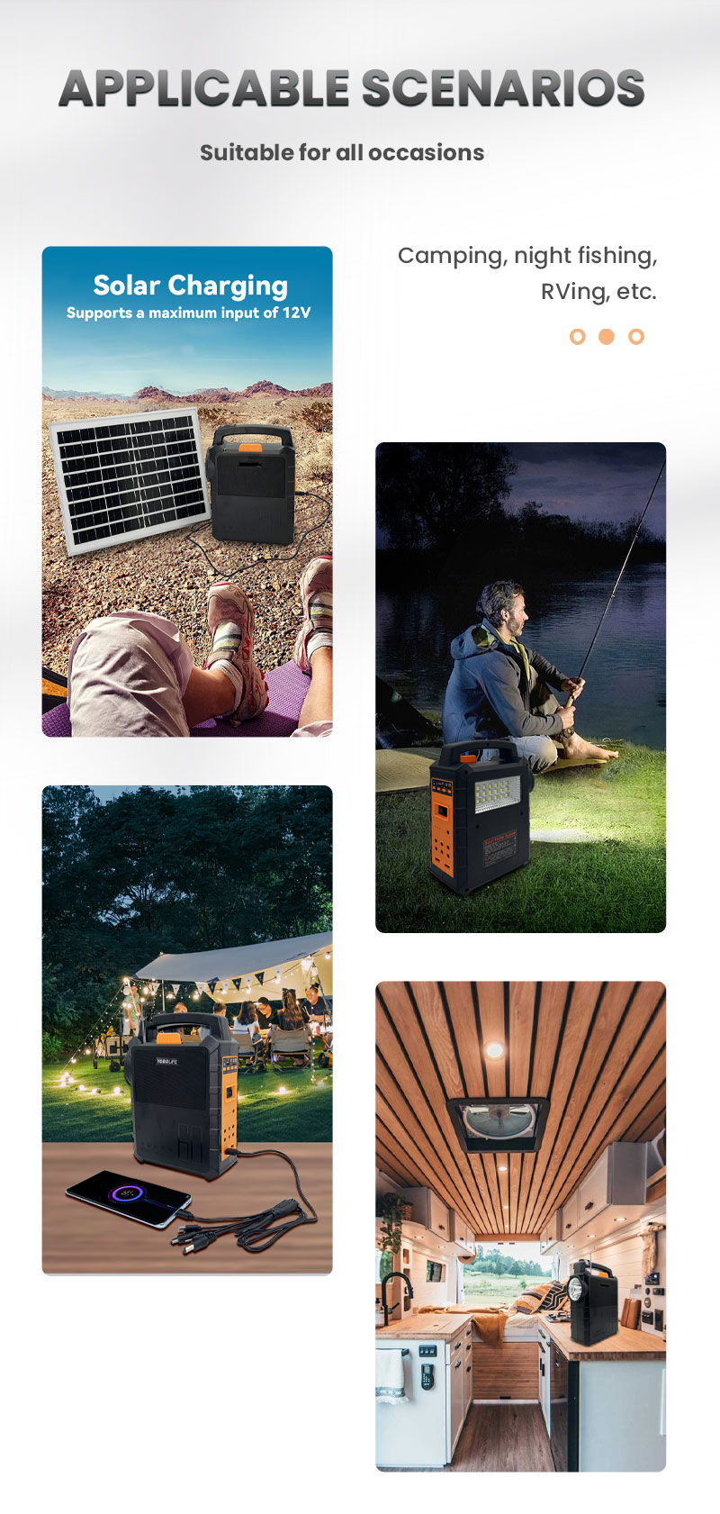 Buy Wholesale China Outdoor Portable Waterproof Led Lighting Solar System Black Color Full Set ...