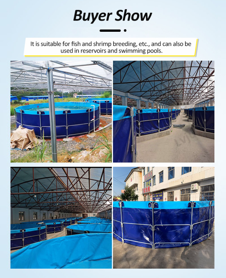 Lvju Large Tanks Tank Fish Farming Fishing For Farming Fish Pvc ...