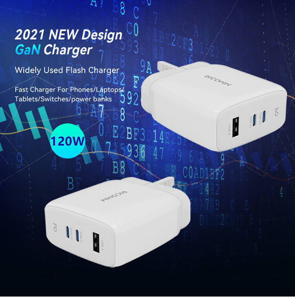Buy Wholesale China 120w Usb Gan Wall Portable Mobile Quick Charger ...
