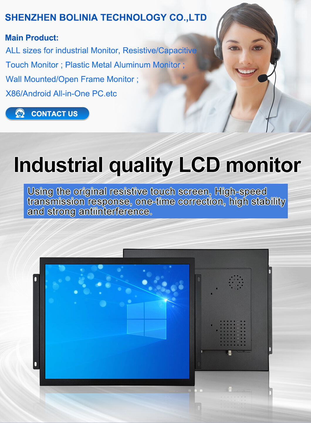 Buy Wholesale China 17 Inch 1280*1024 Industrial Panel Pc With Rack ...