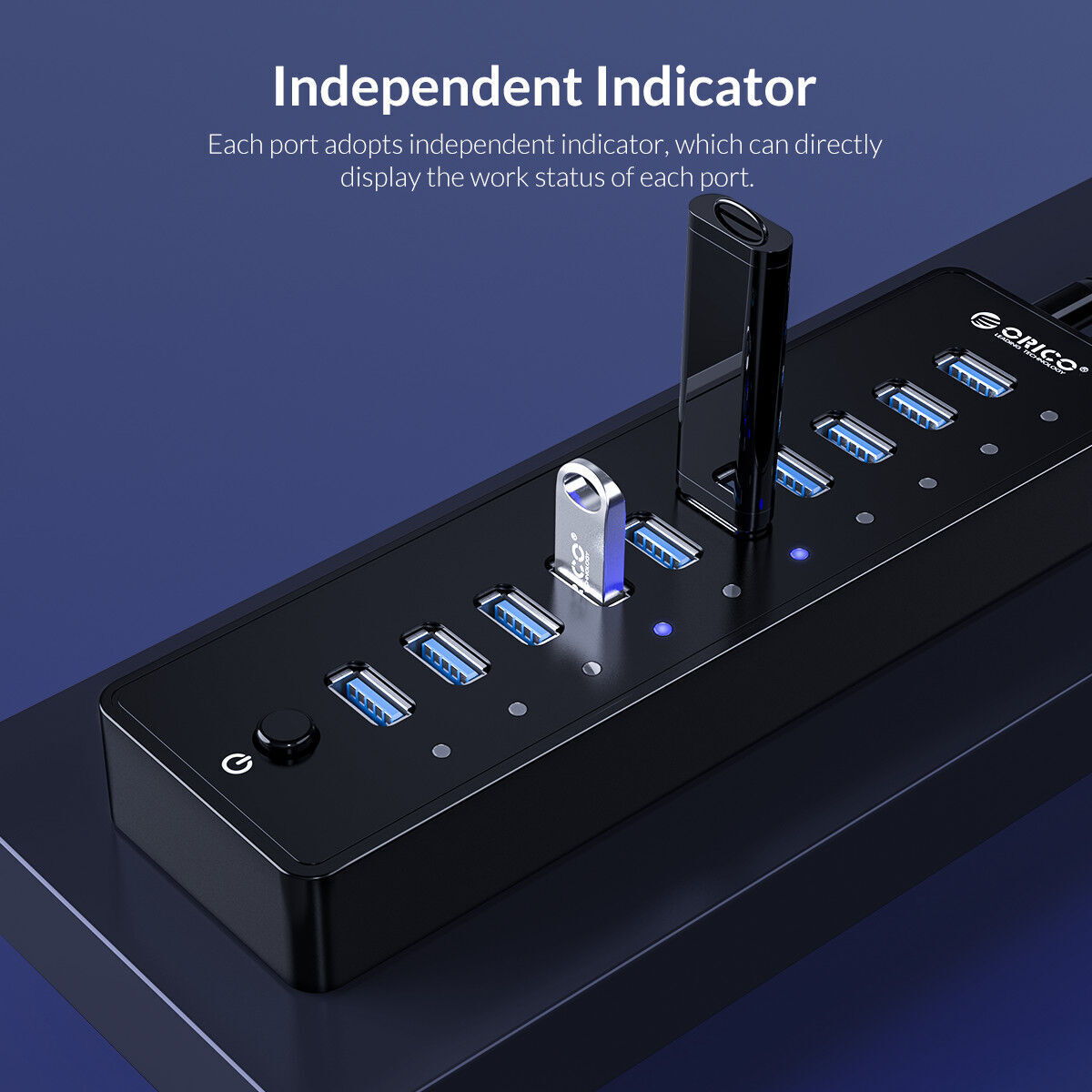 Buy Wholesale China Odm Powered Usb Hub 10 Ports Data Hub With 30w ...