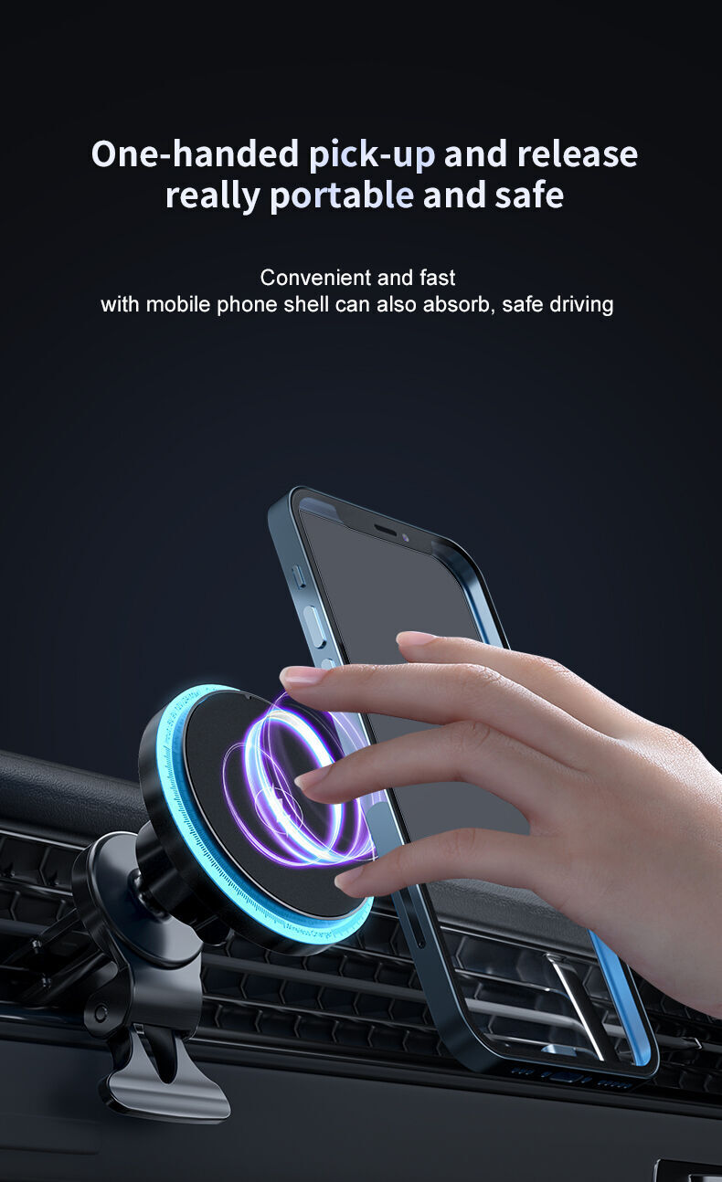 Buy Wholesale China New Arrival Magsafe Car Phone Mount 15w Fast ...