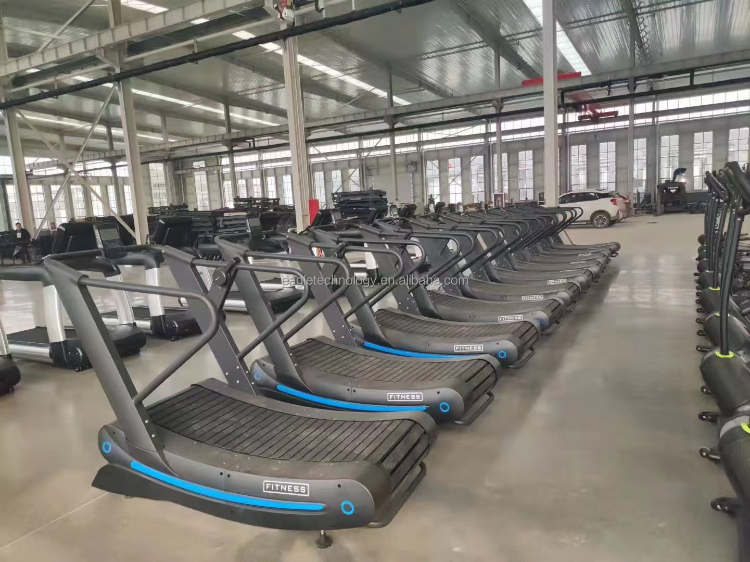 Yg-t011 Yg Fitbess Air Runner Non-motorized Unpowered Curved Treadmill With Fast Speed ...