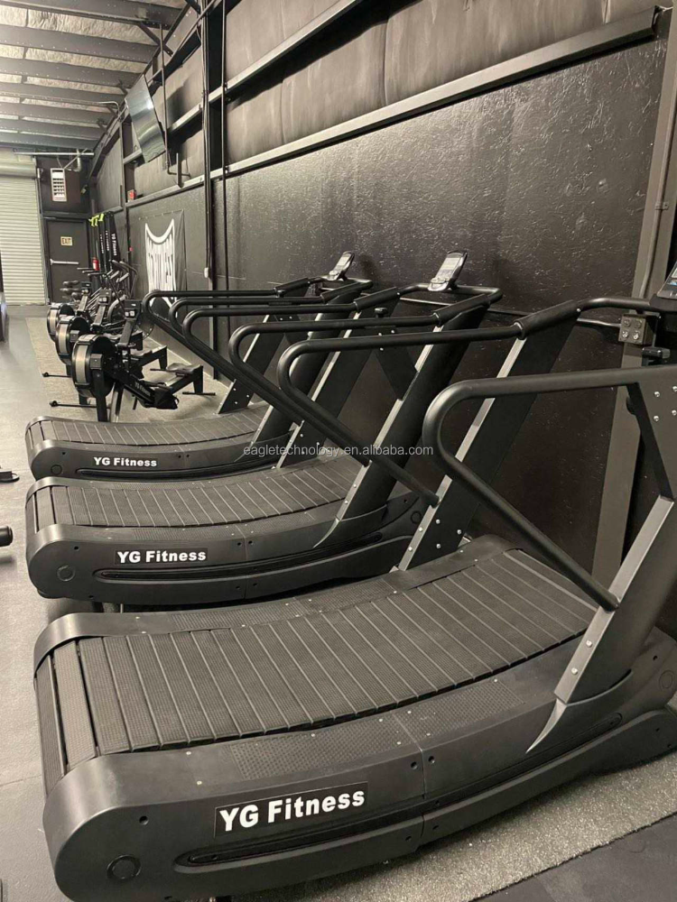 Yg-t011 Yg Fitbess Air Runner Non-motorized Unpowered Curved Treadmill ...