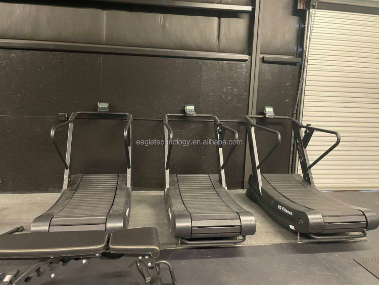Yg-t011 Yg Fitbess Air Runner Non-motorized Unpowered Curved Treadmill With Fast Speed ...