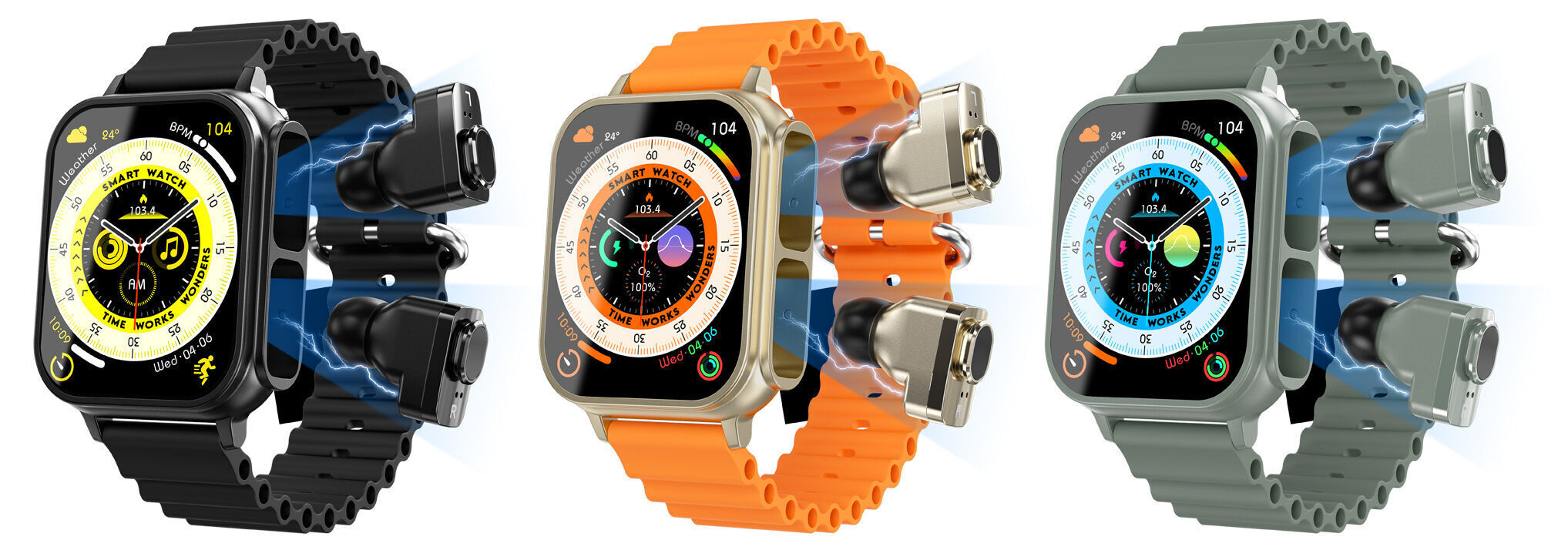 Buy Wholesale China New Technology Bluetooth Smart Watch With Earbuds ...