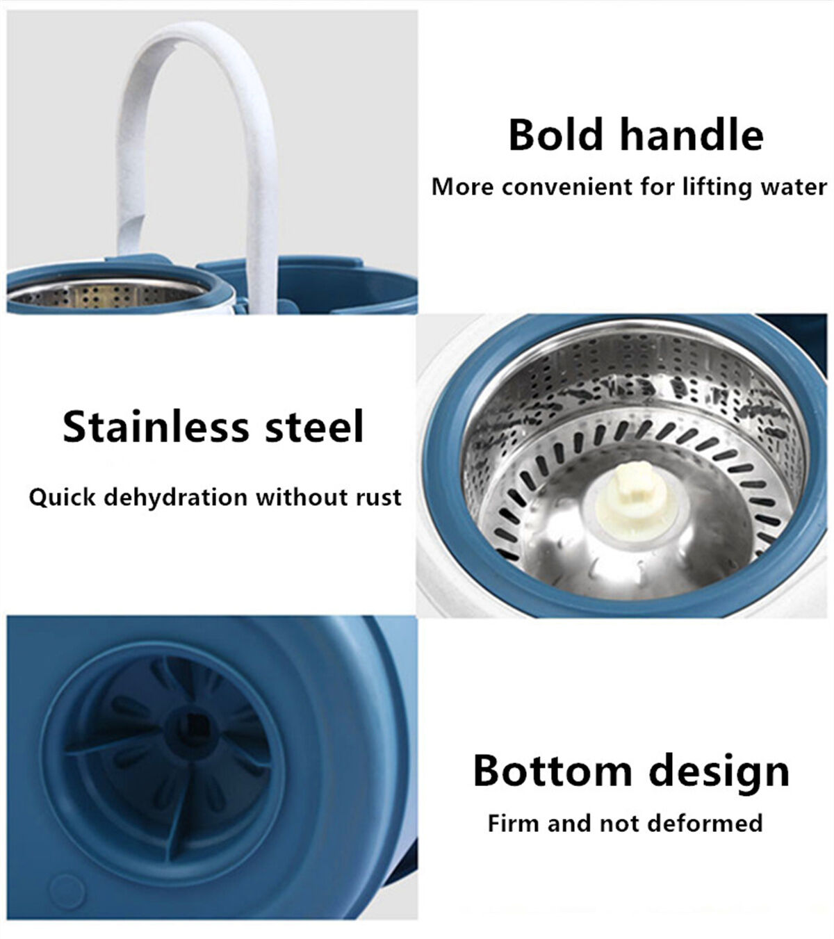 Buy Wholesale China Magic Spin 360 Microfiber Mop Head Industrial Floor ...