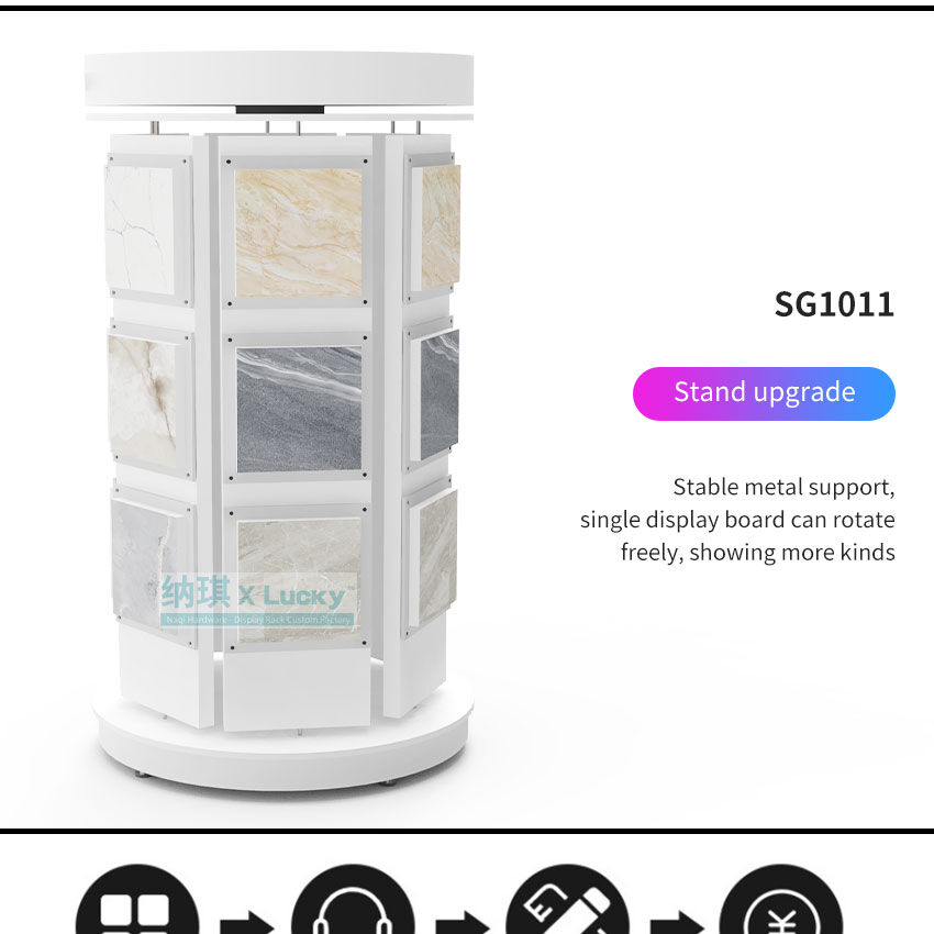 Buy Wholesale China 2023 New Style 360 Degree Mosaic Tile Display Stand ...