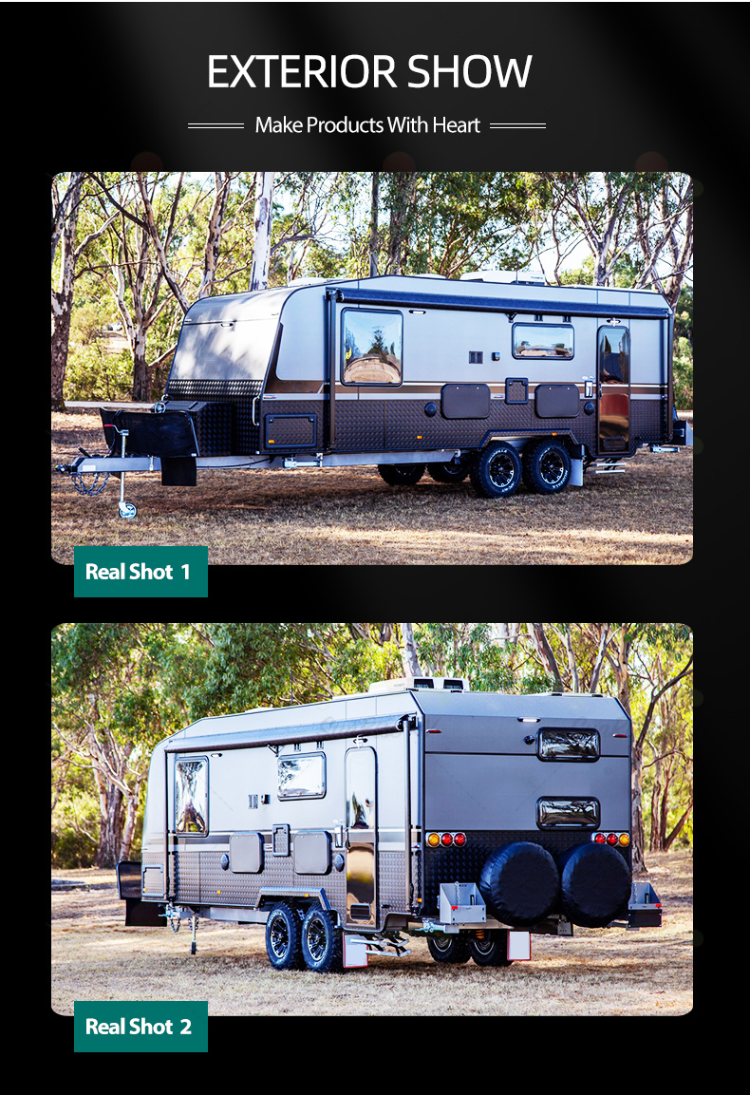 Sunrise Rv Offroad Travel Car Trailers Rv Camper Double Axle Camper ...