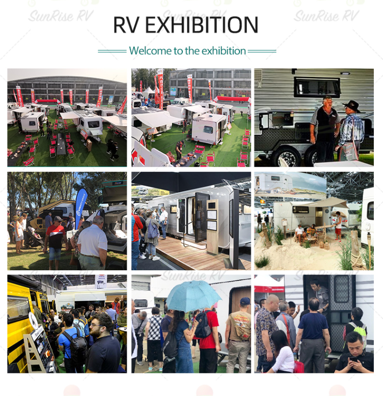 Sunrise Rv Offroad Travel Car Trailers Rv Camper Double Axle Camper ...