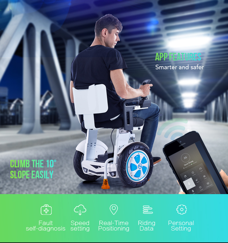 Airwheel Tech Wheelchair A6 Electric Power Wheelchair For The Disabled ...