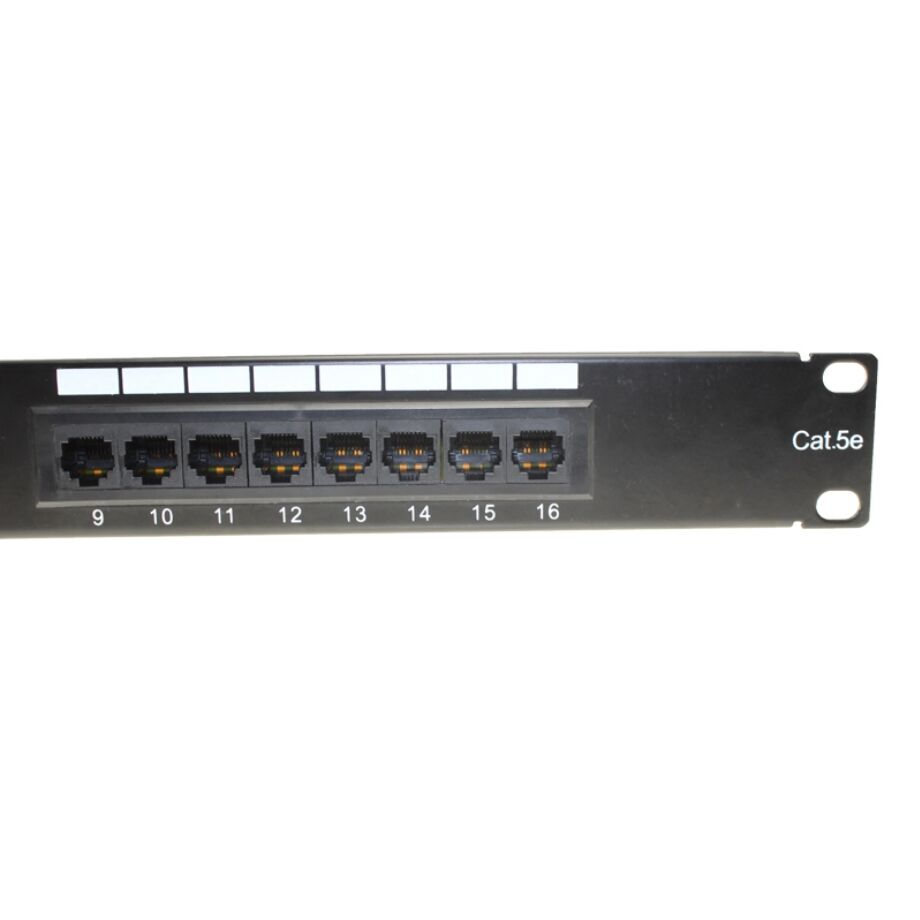 Factory Price 1u 19" 100mhz Connection Ethernet 16 Port Cat5e Patch Panel For Ethernet Cable $7. ...