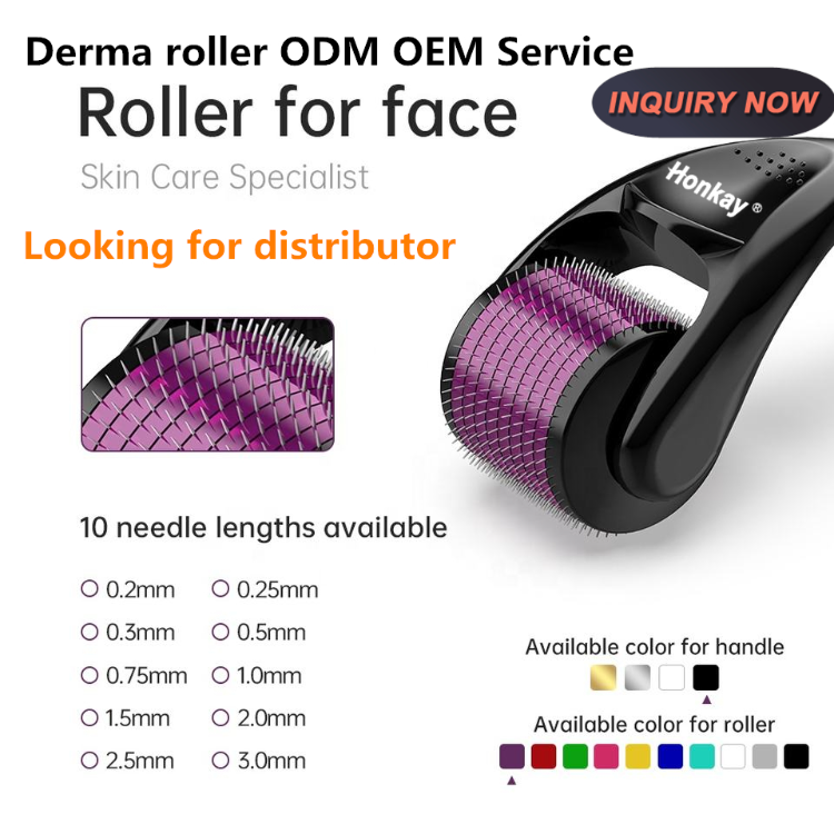 Buy Wholesale China Derma Roller For Hair & Beard Growth Microneedling ...