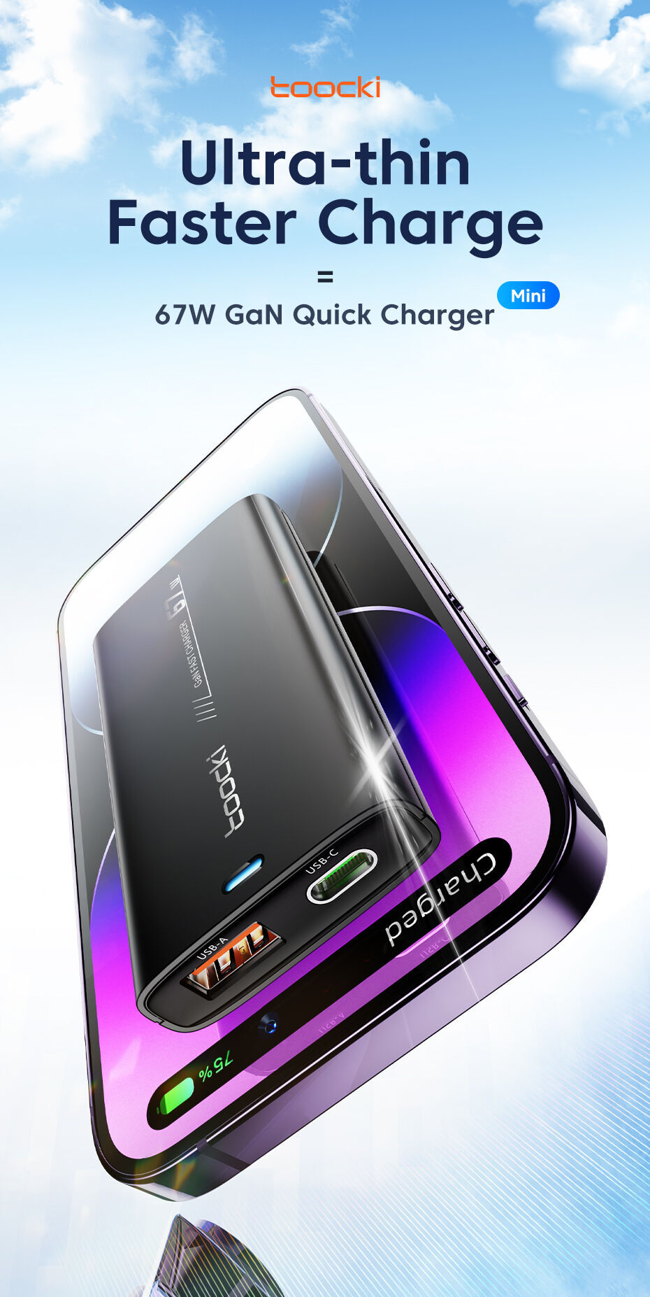 Buy Wholesale China Toocki High Quality 67w Usb Type C New Generation ...