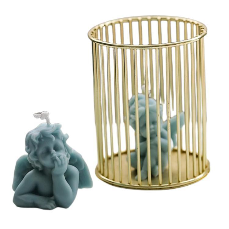 3d Little Angel Candle Molds Silicone Diy Angel Baby Candle Molds For Candle Making Aroma Soy ...