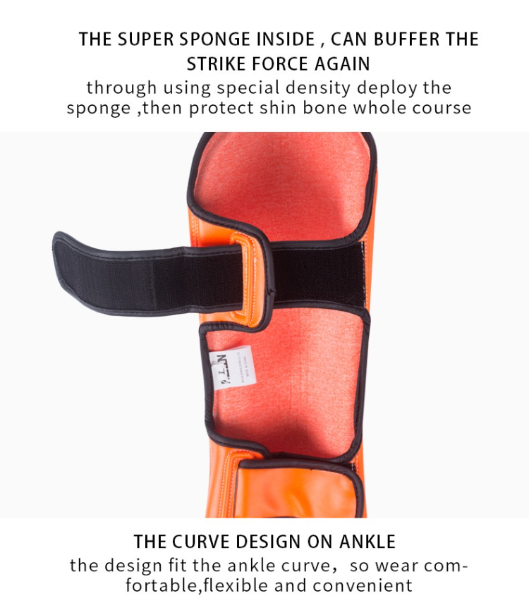 Wolon Oem Pu Leather Cheap Shin Guard Muay Thai Shin Pads - China ...