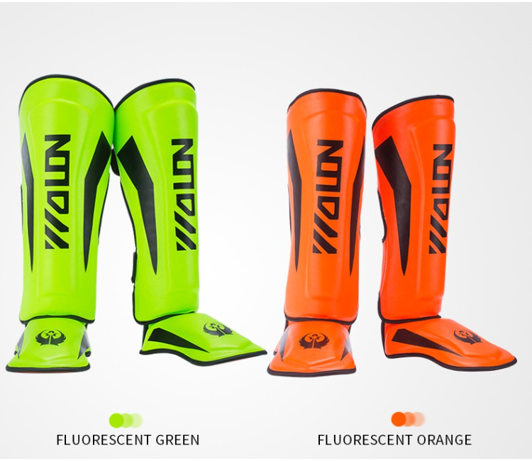 Wolon Oem Pu Leather Cheap Shin Guard Muay Thai Shin Pads - China ...