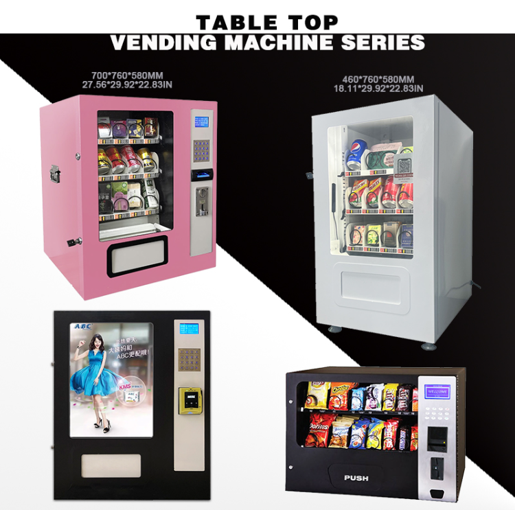 Mini Desktop Cash And Coin Vending Machine Drink Instant Snack Drink ...