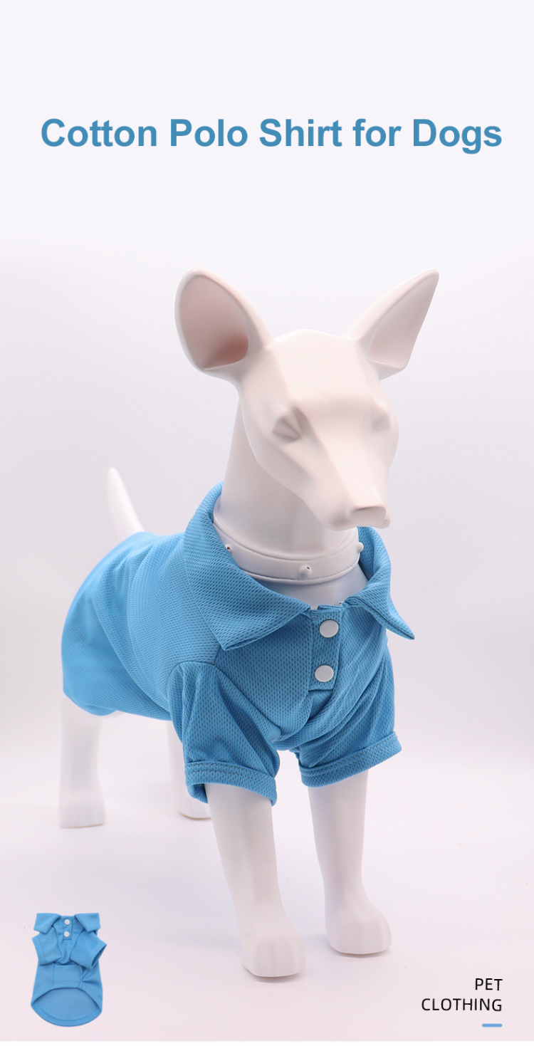 Buy Wholesale China Custom Breathable Mesh Fabric Dog Polo Shirts Pet ...