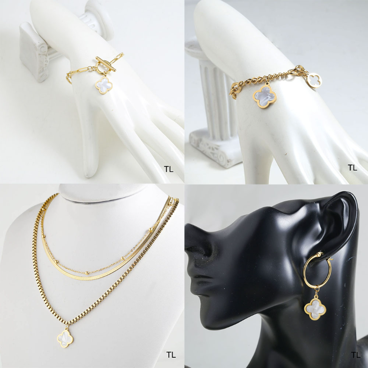 Buy Wholesale China Branded Jewellery Clover Jewelry Set Femme Bijoux