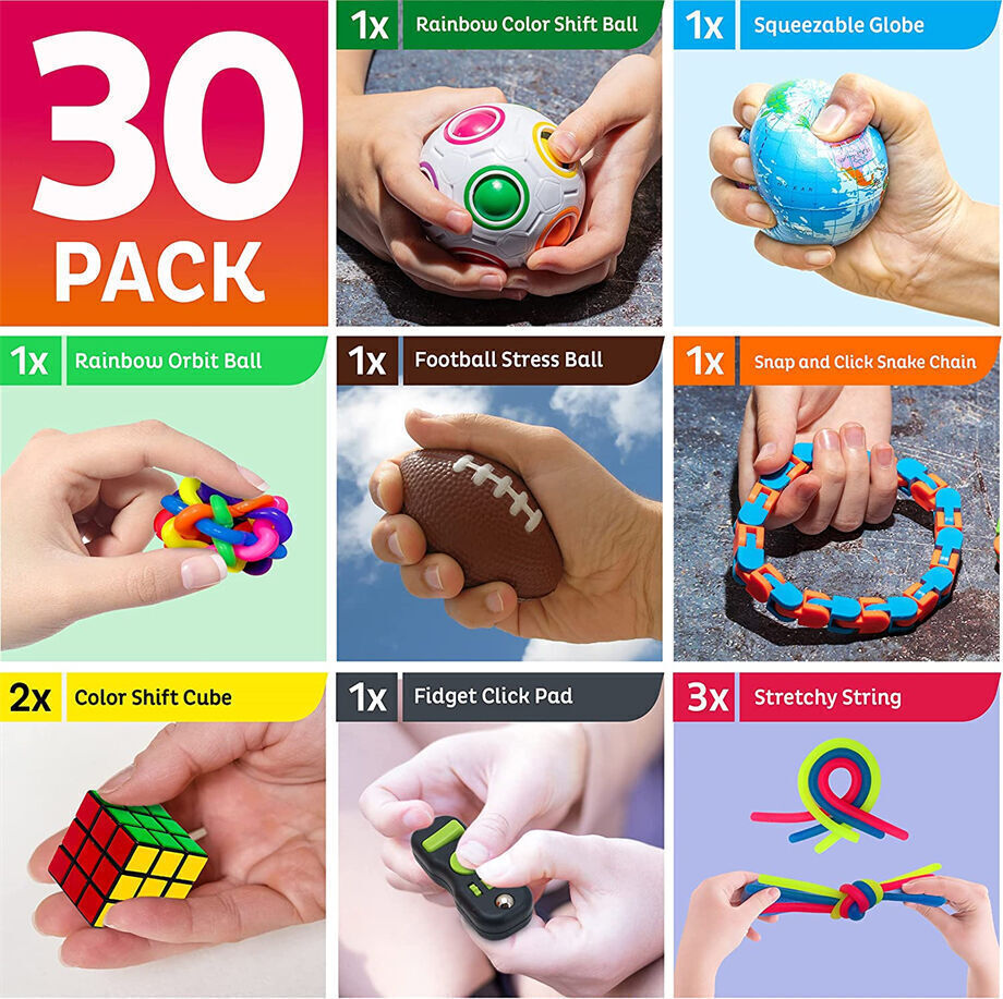 Buy Wholesale China Fast Delivery Fidget Toy Pack Pop It Set Stress ...