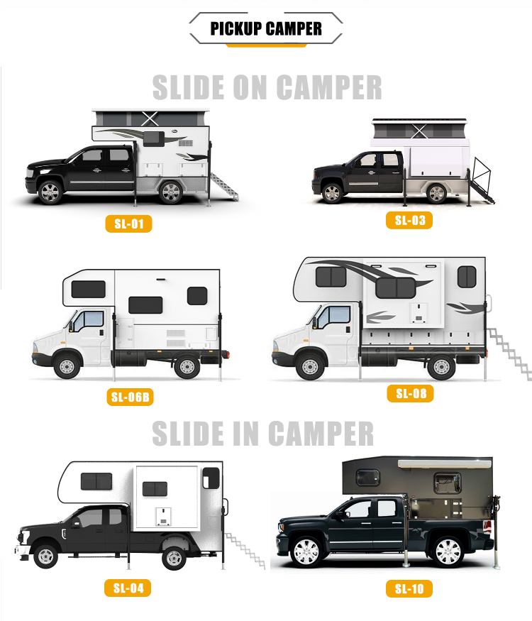 Road On Popup Slide On Truck Camper 4x4 Caravan Pick Up Slide In Ute Camper - Explore China ...