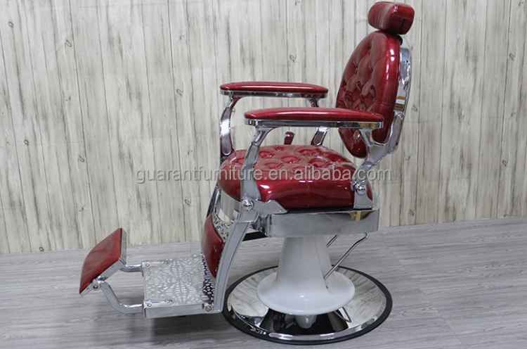 Buy Wholesale China Modern Luxury Design Red Barber Chairs Professional ...