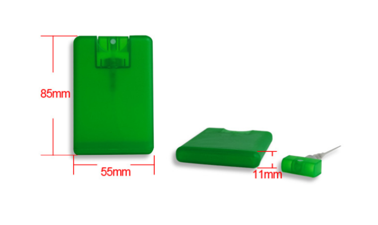 20ml Credit Card Perfume Bottle Empty Stock Plastic Credit Card Pocket ...