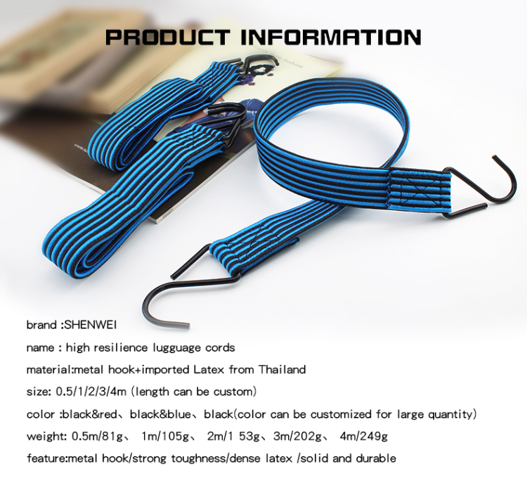 Buy China Wholesale Adjustable Flat Bungee Stretch Rope Elastic Luggage ...