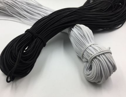 Heavy Duty Black Bungee Cords Nylon And Lax Elastic Ropes 6mm Diameter ...