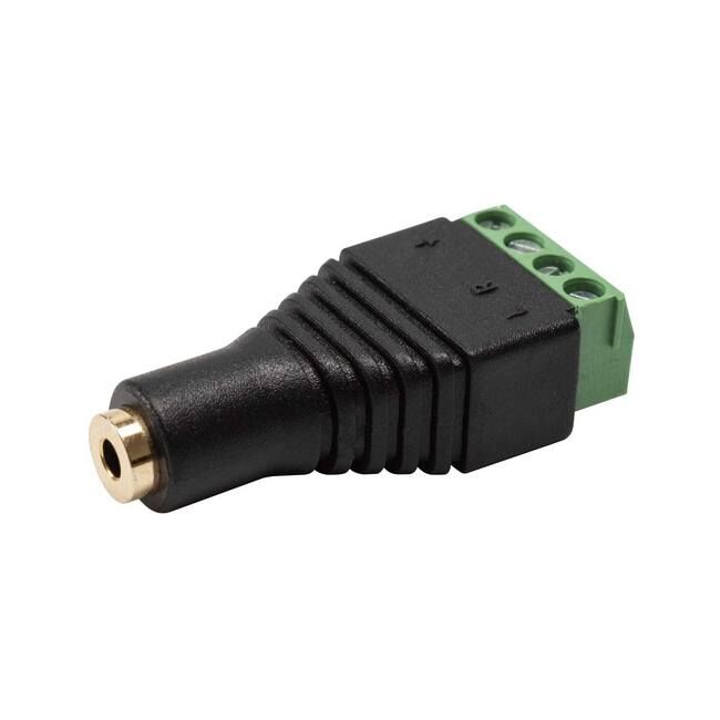 Buy Wholesale China 3.5mm (1/8") Stereo Female Jack To Av 4-screw ...