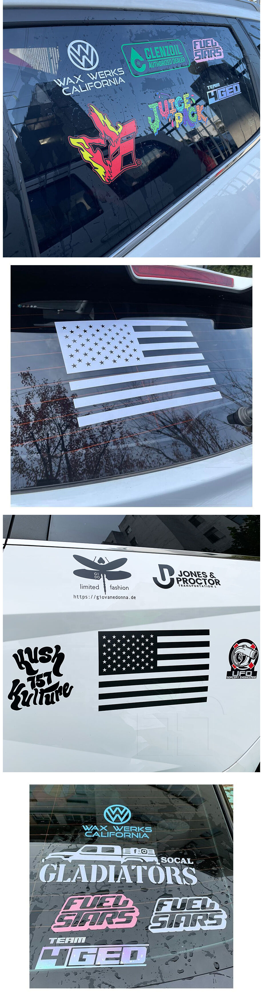 Buy Wholesale China Uv Resistant Car Window Decals Waterproof Transfer ...