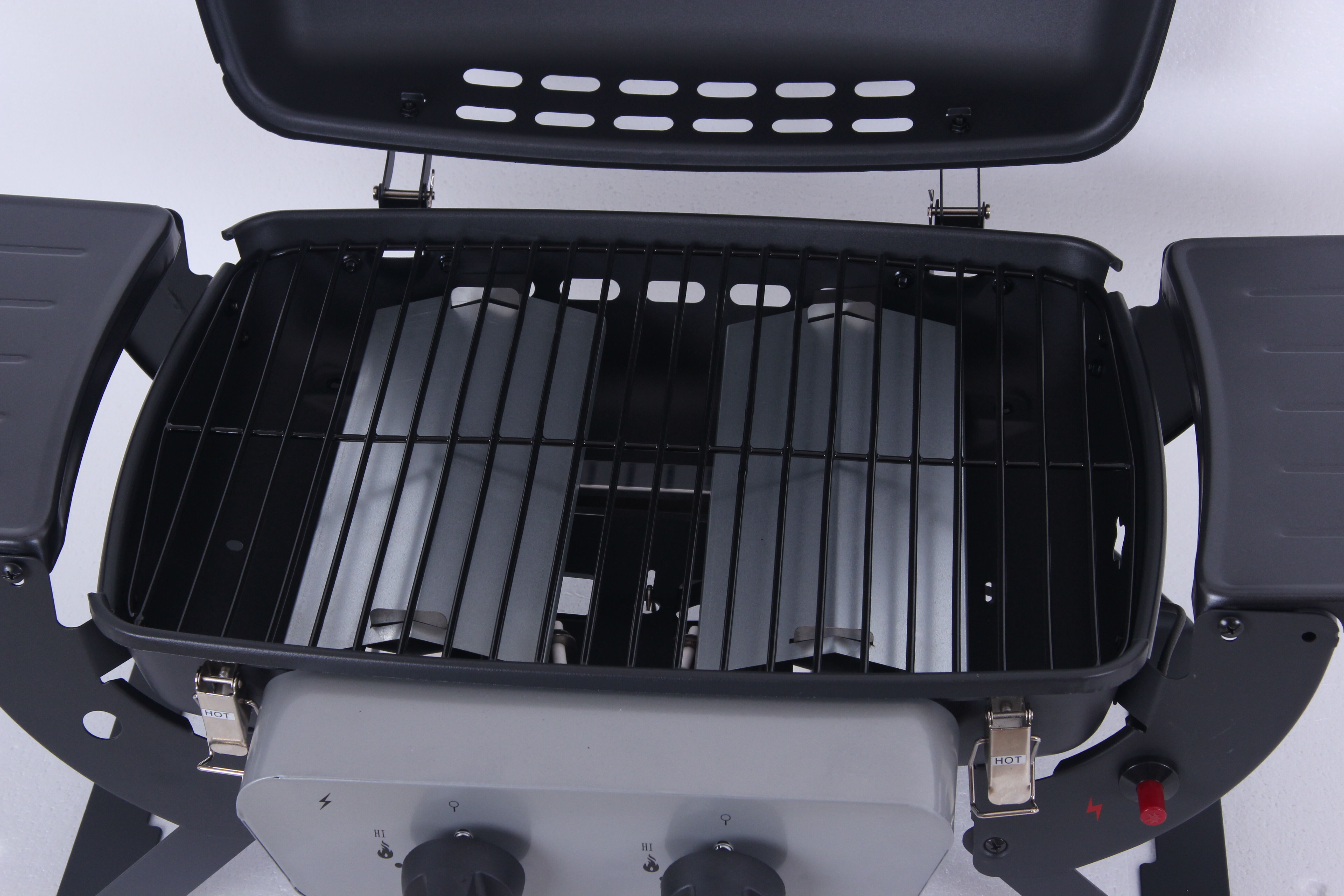 Two Burner Portable Gas Bbq Grill With Foldable With Ce - Expore China ...