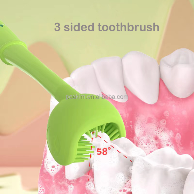 Buy Wholesale China Hot Selling 3d Autism Toothbrush With 3-sided Three ...