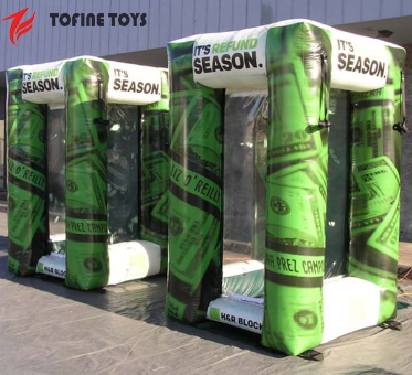 Buy China Wholesale Custom Made Inflatable Money Grab Machine Cash Cube ...