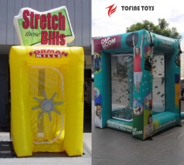 Buy China Wholesale Custom Made Inflatable Money Grab Machine Cash Cube ...