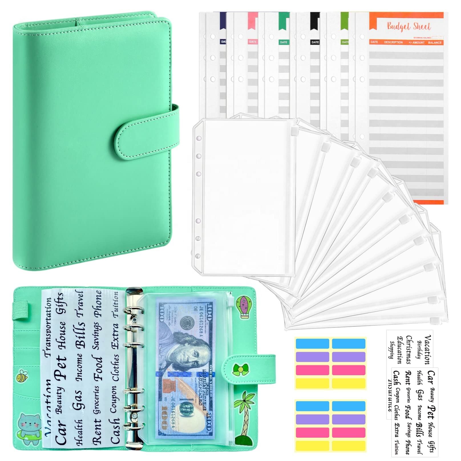 Buy Wholesale China Wholesale Custom Logo 6 Rings A5 A6 Pu Leather ...