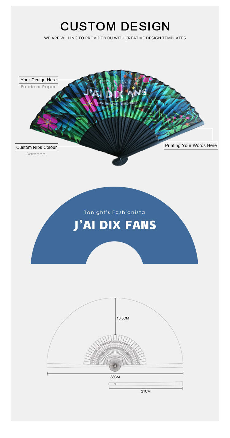 Buy Wholesale China Wholesale Custom Printed Logo Folding Bamboo ...