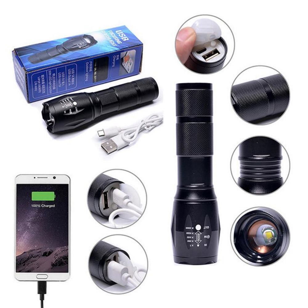 Buy Wholesale China Wholesale Powerful Flashlights T6 18650 Zoom ...