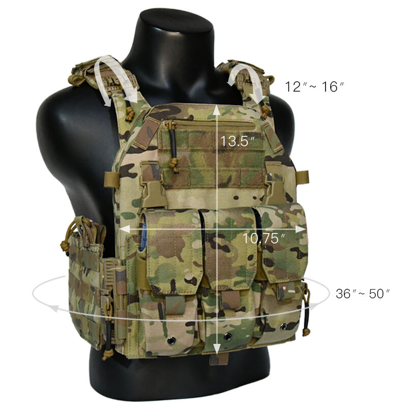 1000d Nylon Webbing Molle Chaleco Tactico Quick Release Tactical Vest ...