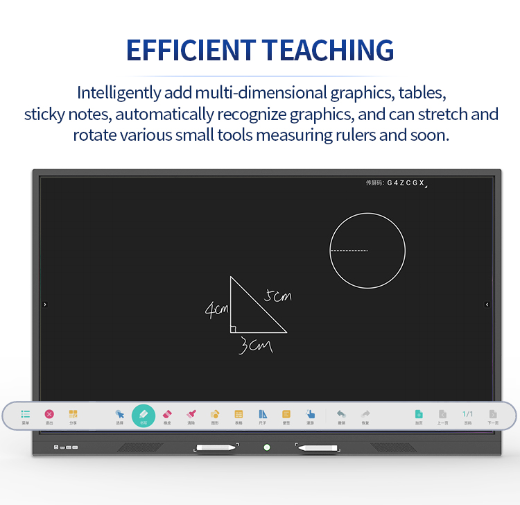 Buy Wholesale China Hot Selling Digital Whiteboard 4k Display 65 75 86 ...