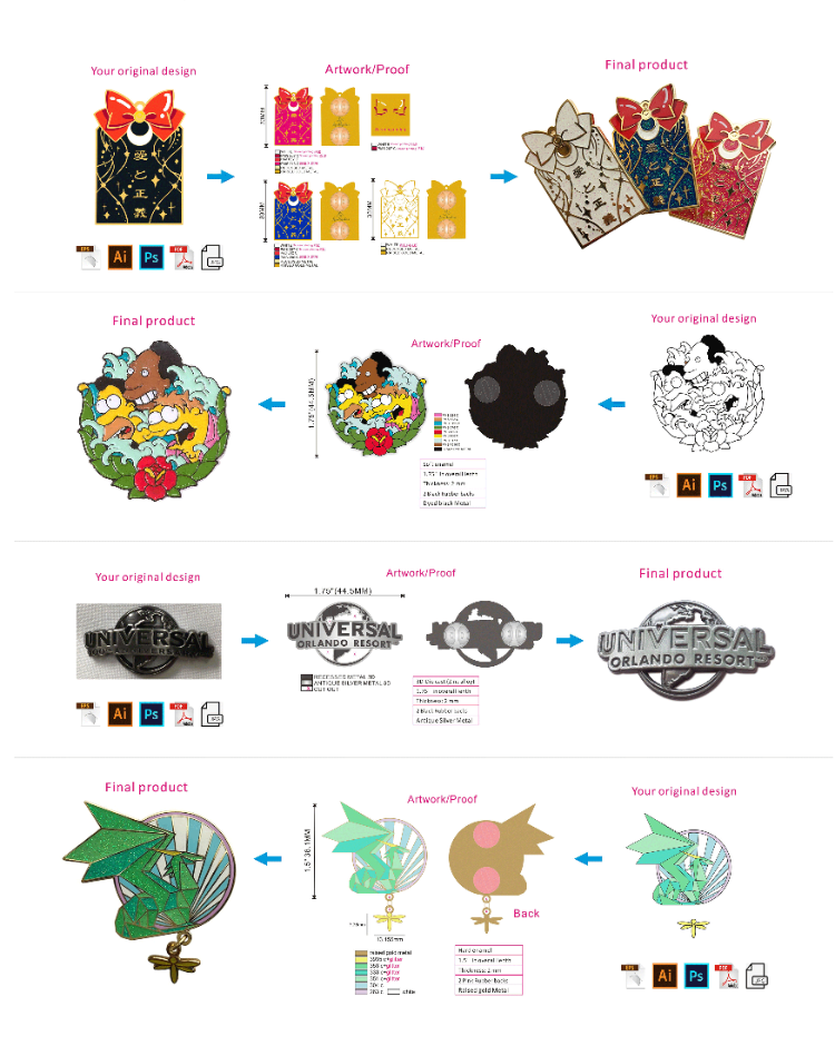 Buy Wholesale China Metal Crafts Factory Supplies Custom Hard Enamel ...